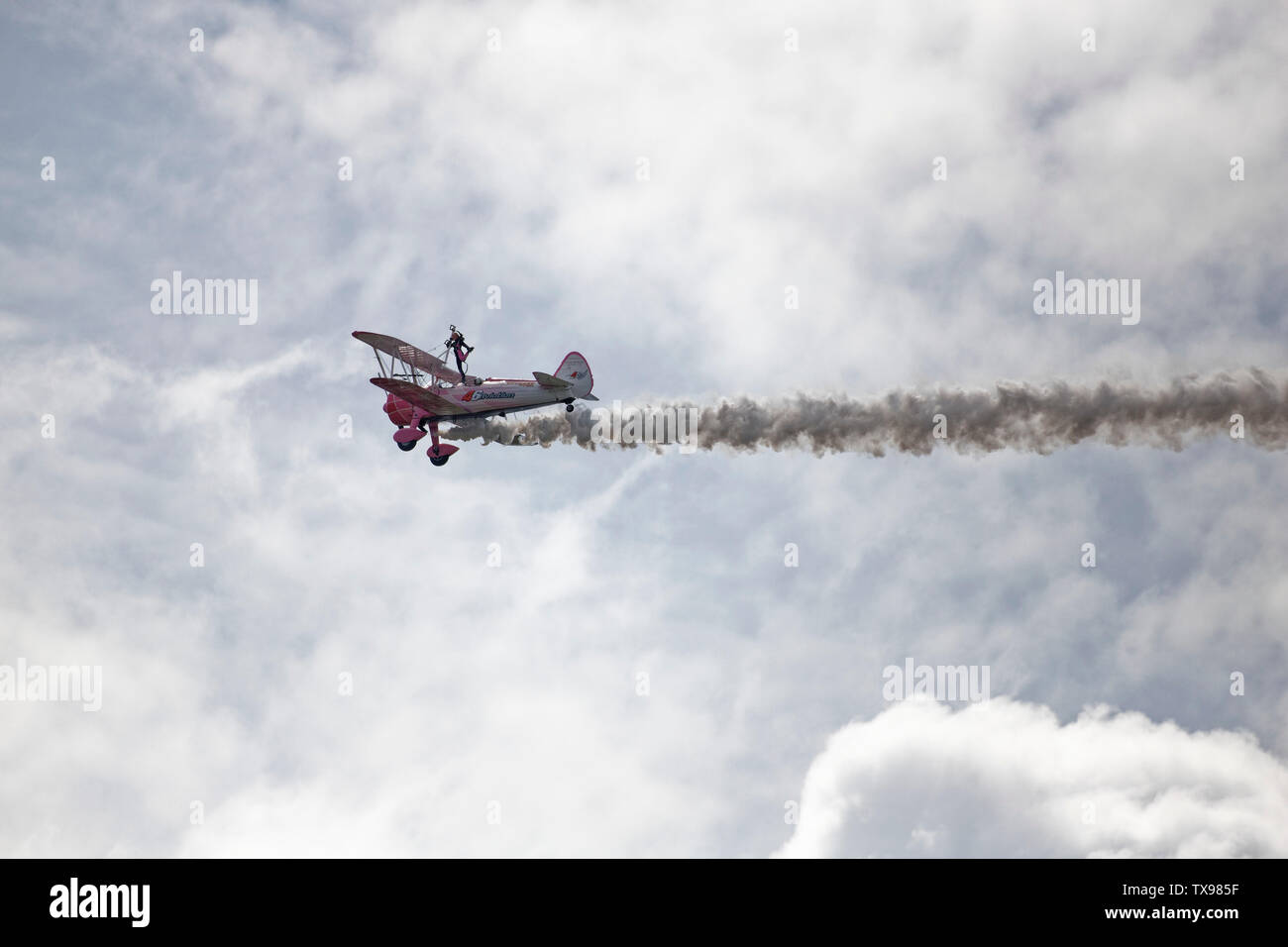Paris-Le Bourget, France. 23rd June, 2019. Emiliano Del Buono pilots ...