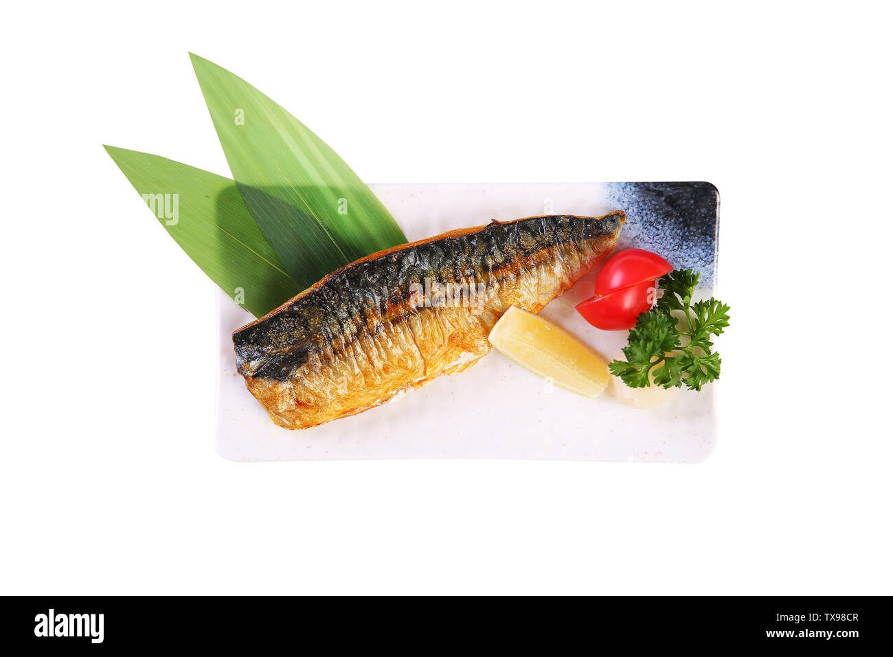 Japanese roasted blue and white fish hi-res stock photography and ...