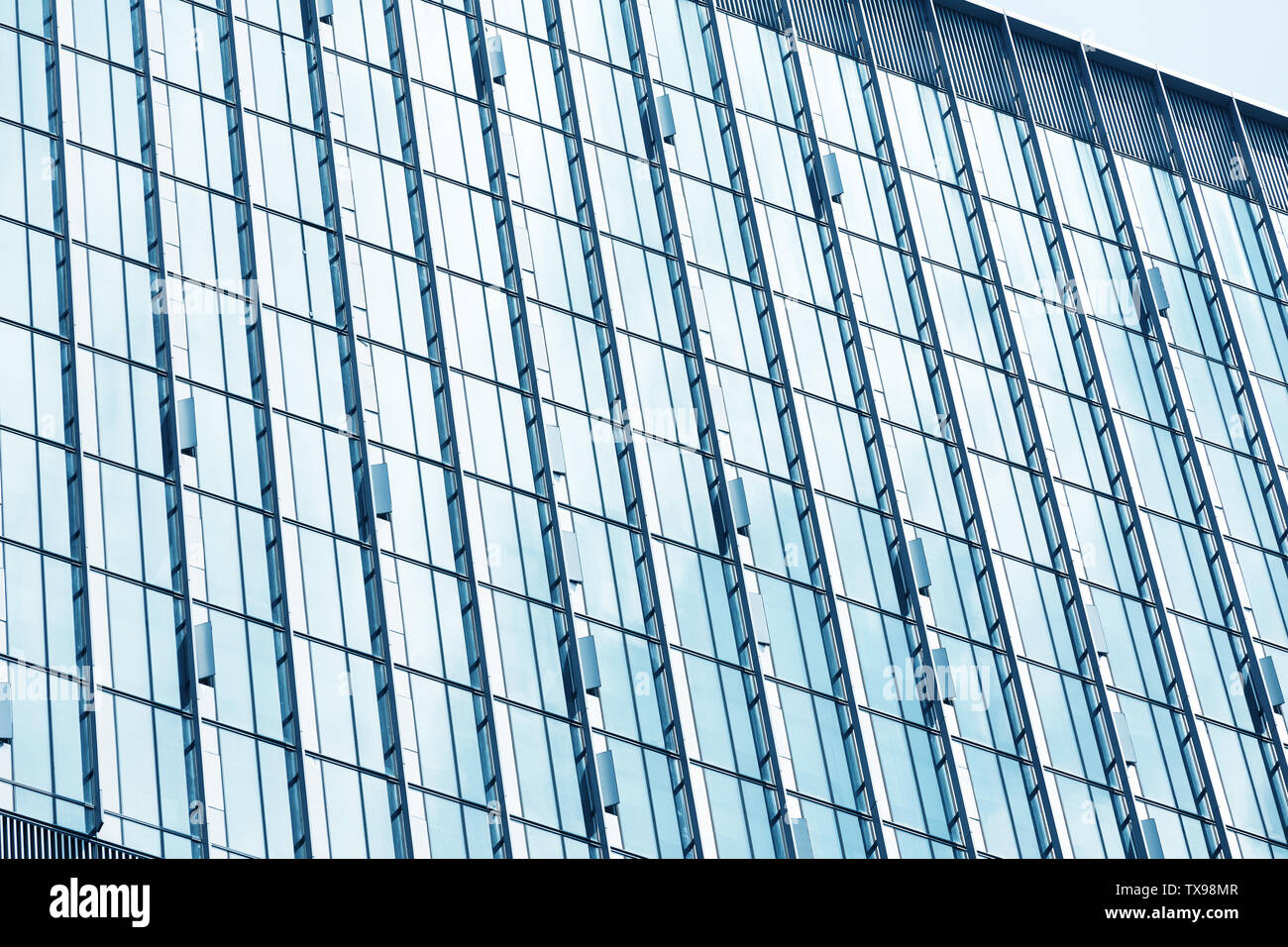 Exterior of glass wall Stock Photo - Alamy