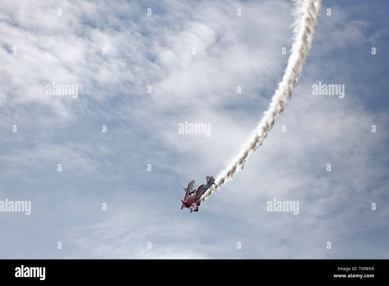 Paris-Le Bourget, France. 23rd June, 2019. Emiliano Del Buono pilots ...