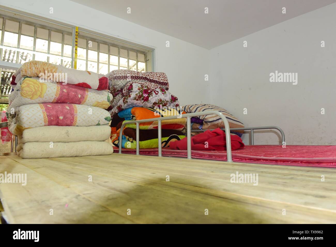 Rural primary school dormitory Stock Photo - Alamy