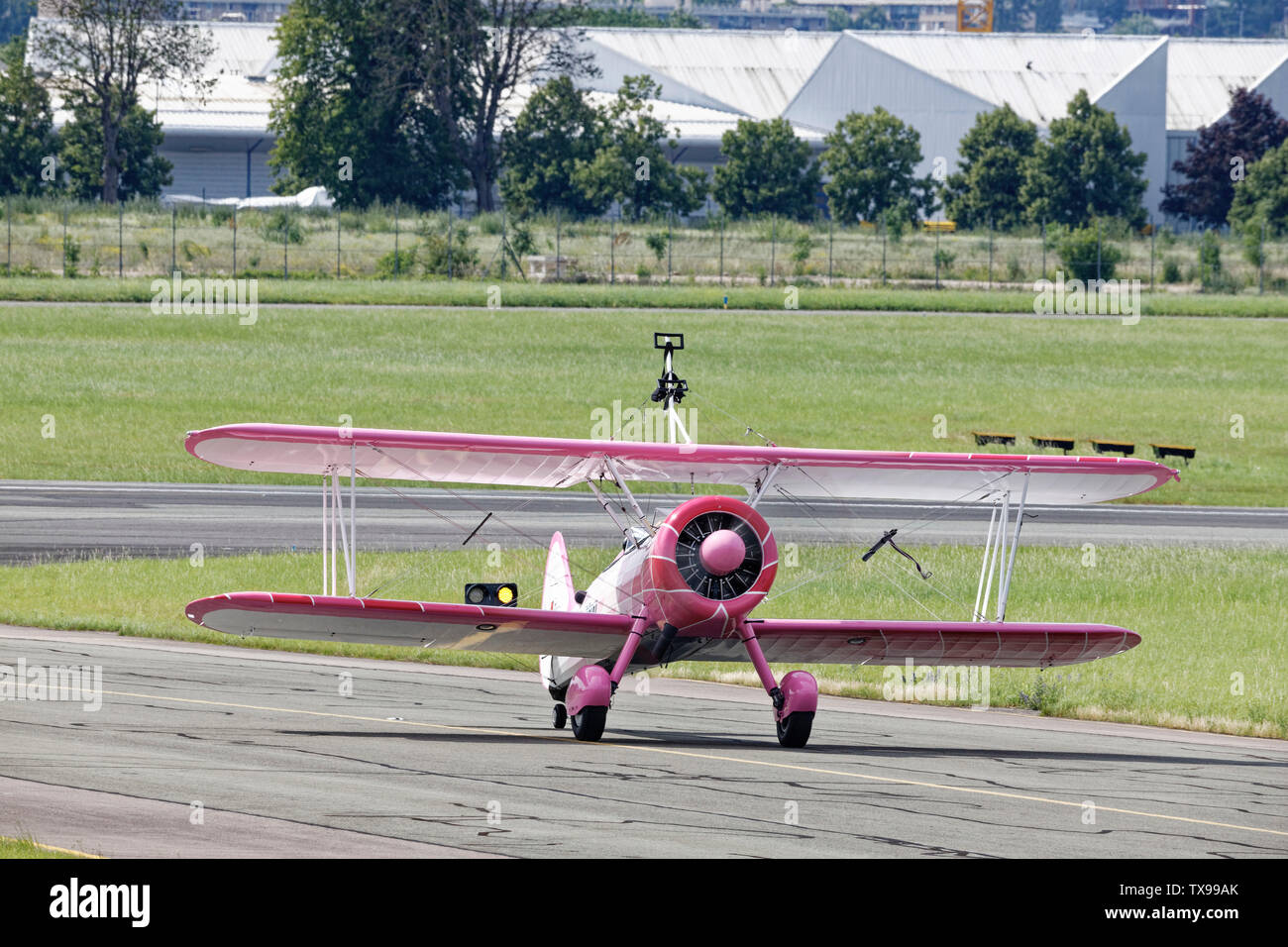 Paris-Le Bourget, France. 23rd June, 2019. Emiliano Del Buono pilots ...