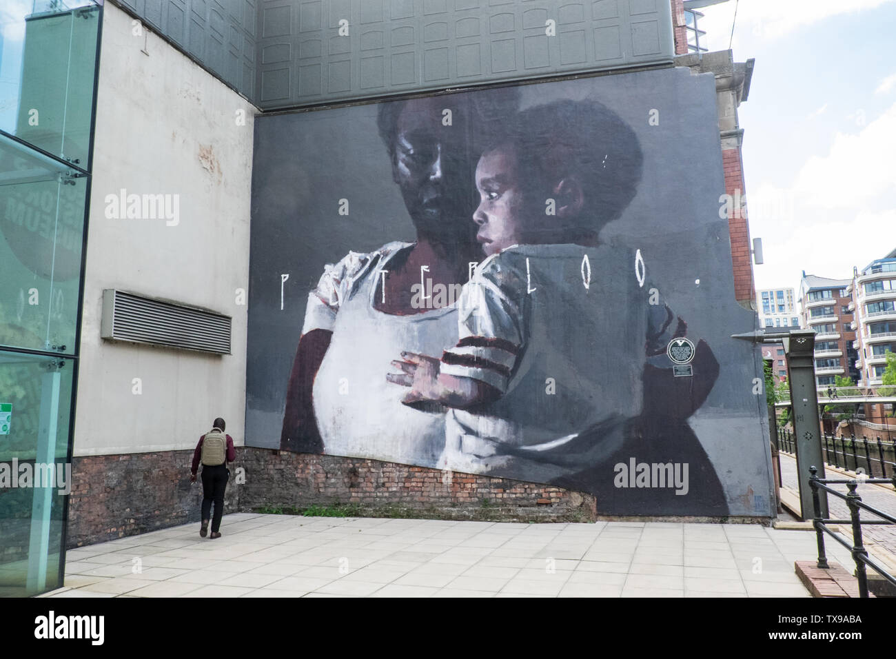 Peterloo mural manchester hi-res stock photography and images - Alamy