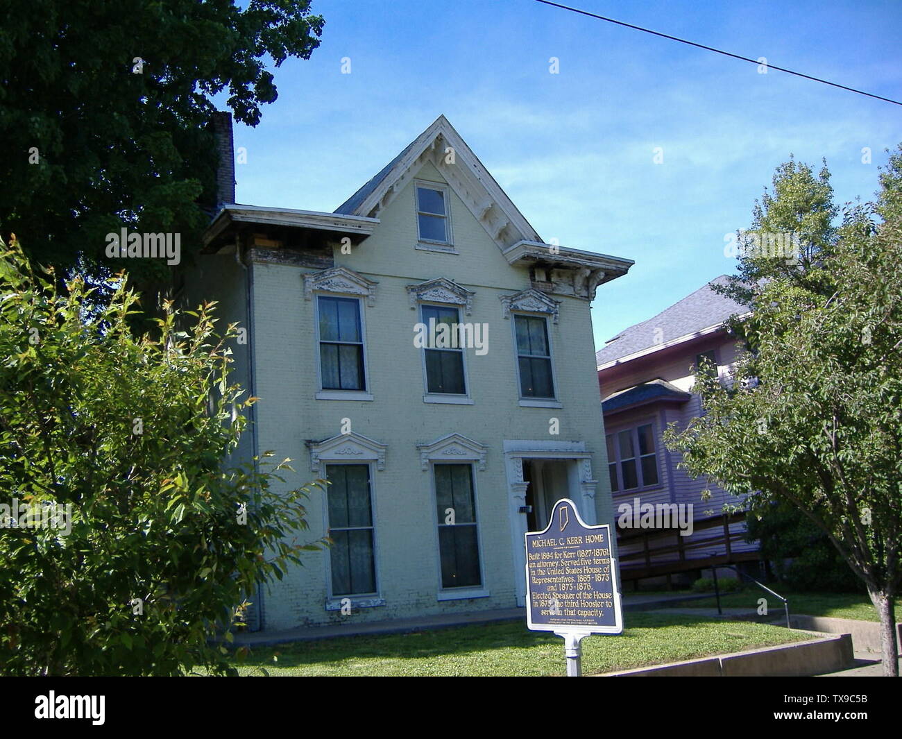 Historic Indiana Mansion High Resolution Stock Photography and Images ...