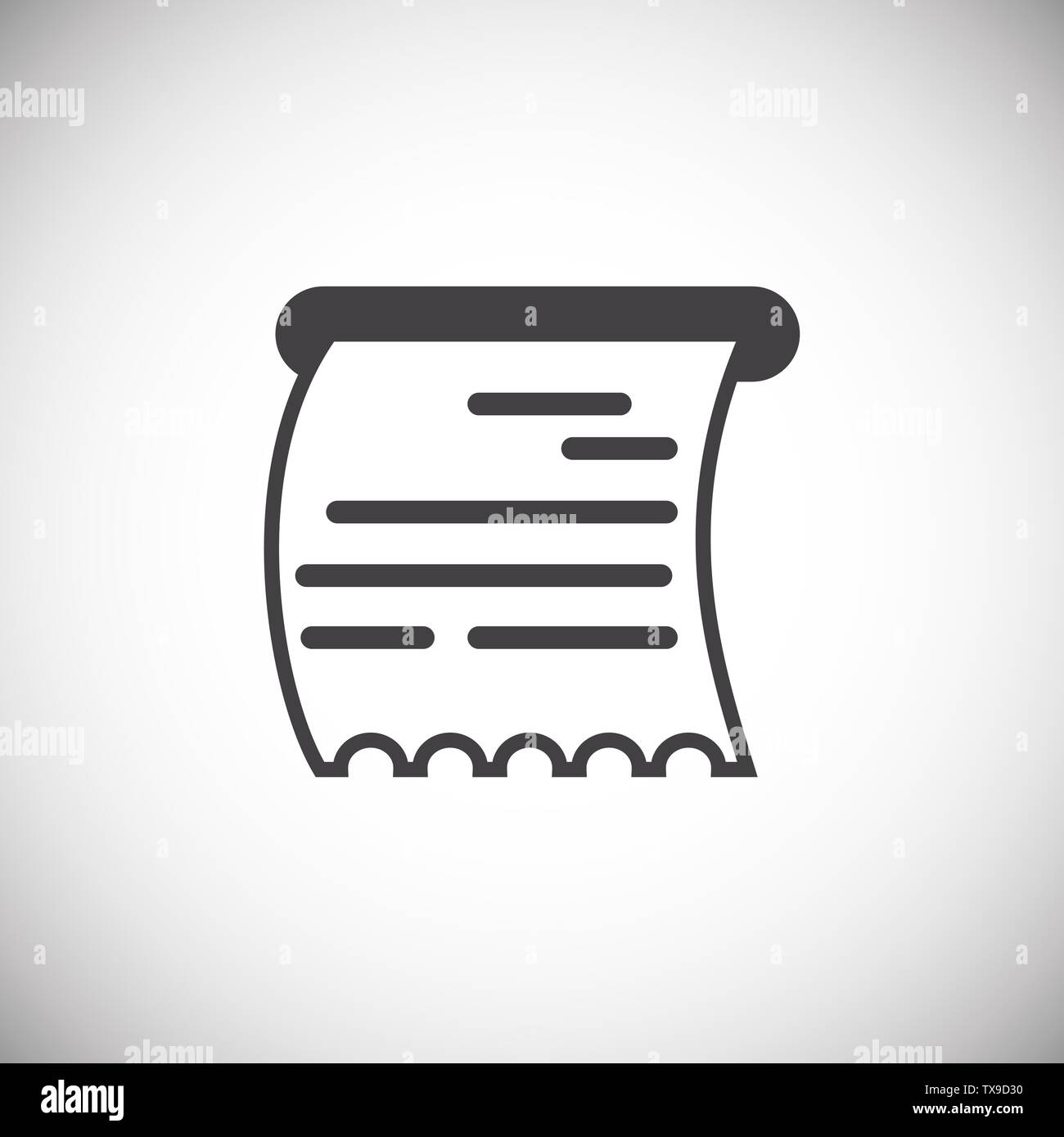 Pos terminal icon on background for graphic and web design. Simple ...