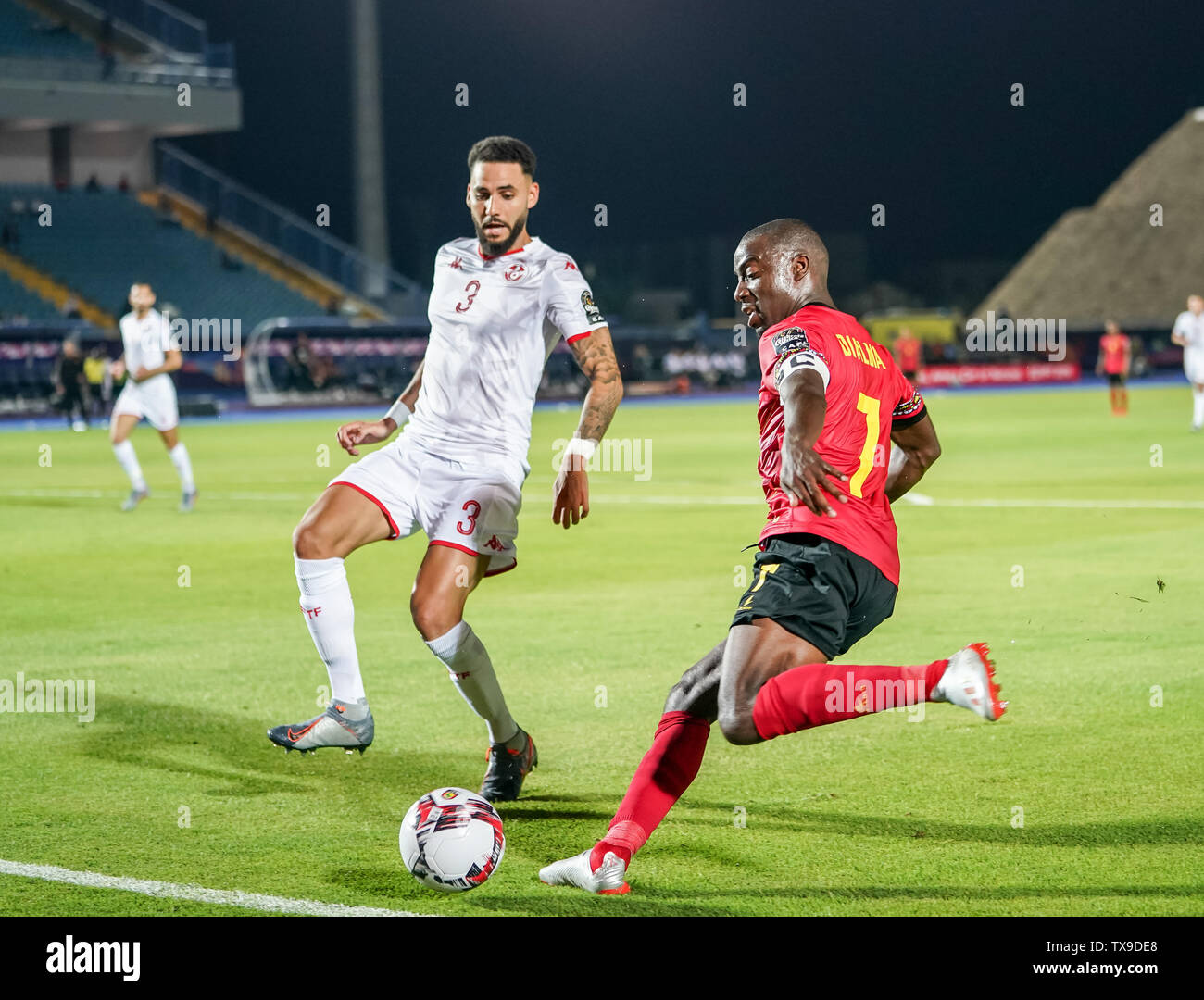 Suez, Egypt. 24th June, 2019. Djalma Braune Manuel Abel Campos of ...