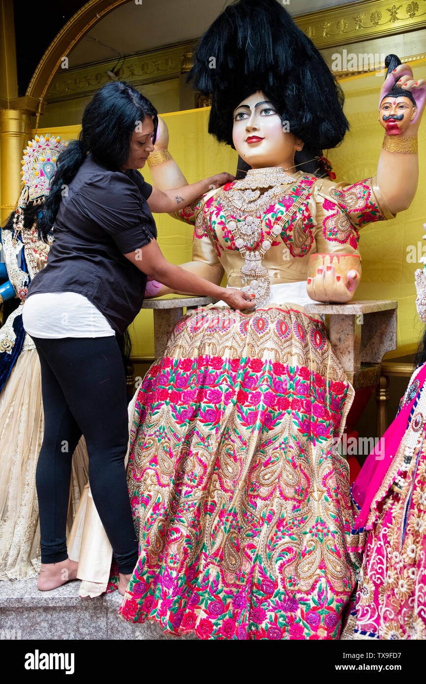 As part of a thanks giving ritual, a devout woman designed and ...