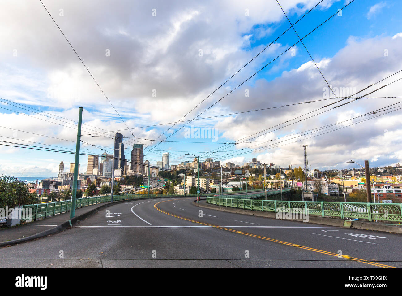 Seattle highways hi-res stock photography and images - Alamy