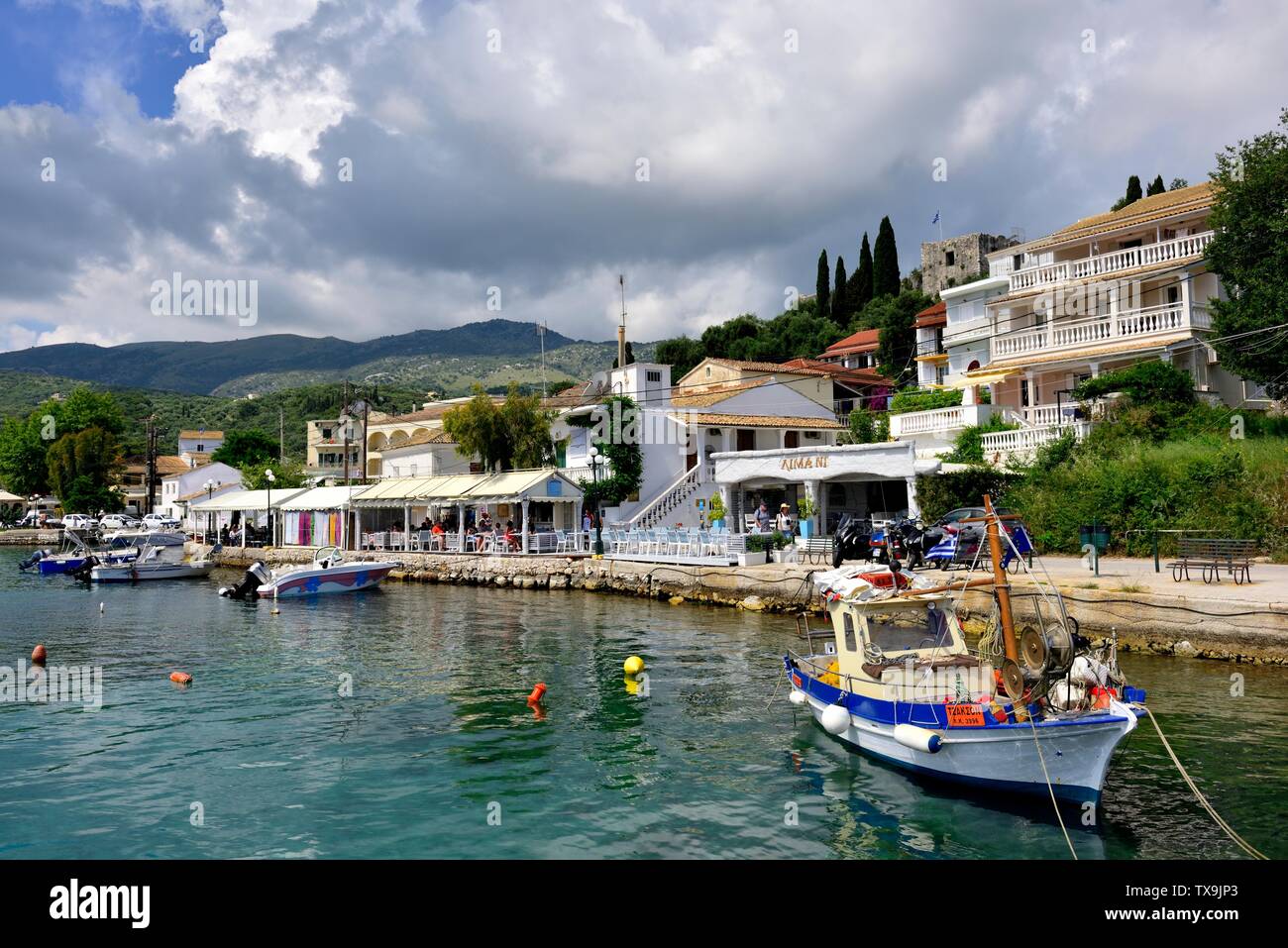 ,Kassiopi bay,Kassopaia,Ionian Islands, Corfu ,Greece Stock Photo - Alamy