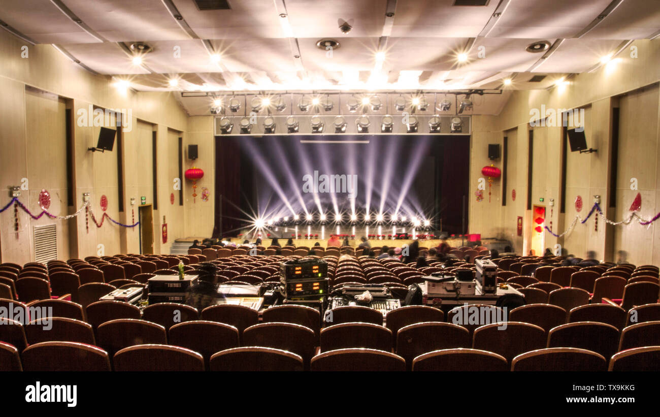 Banquet hall with stage hi-res stock photography and images - Alamy
