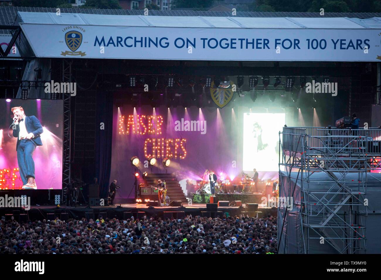Kaiser Chiefs concert at Elland Road as part of Leeds United's ...