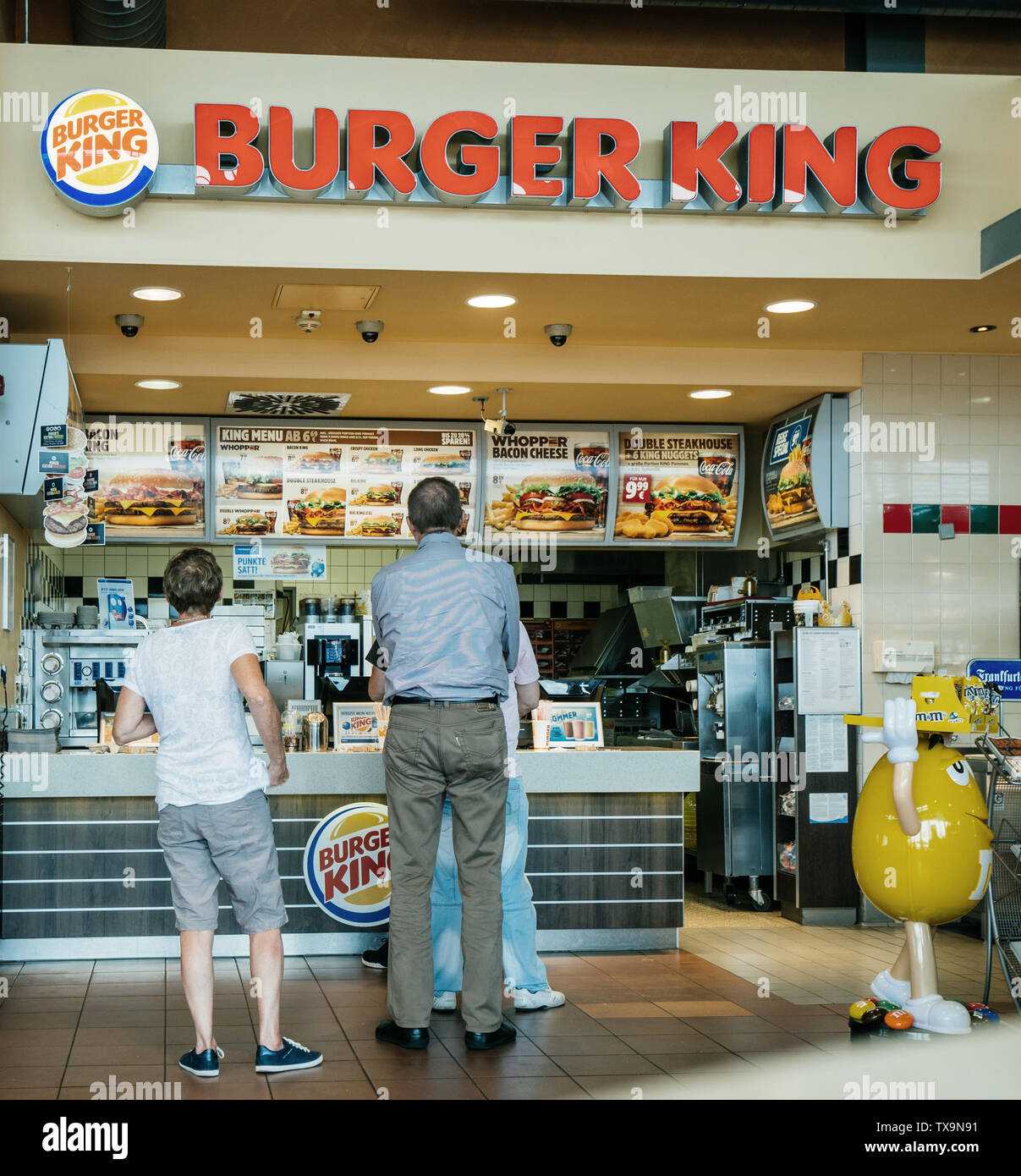 Burger King Interior High Resolution Stock Photography and Images - Alamy