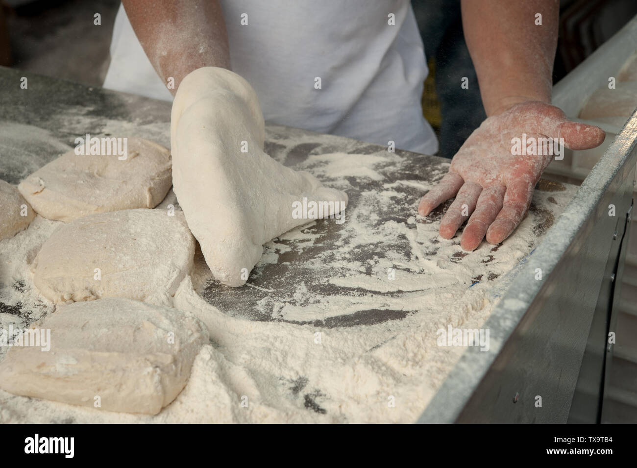 Pizza dough man hi-res stock photography and images - Alamy