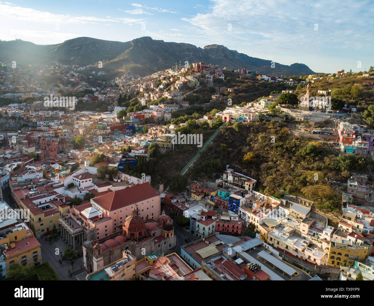 Aerial picture of Guanajuato, Mexico, a dream tour of a mountain town ...