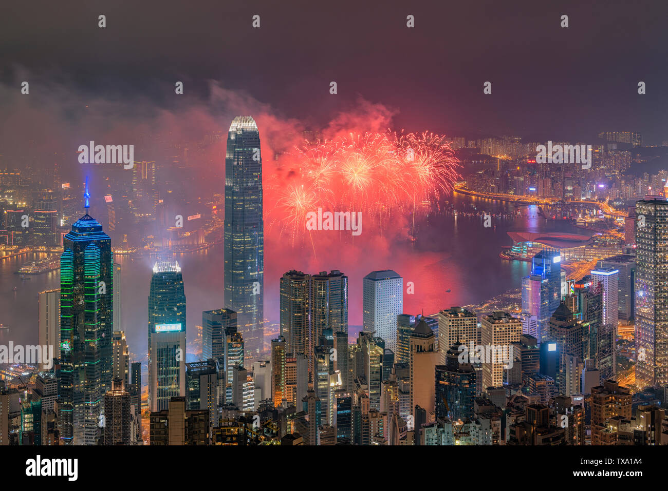 Hong Kong City Scenery Stock Photo - Alamy