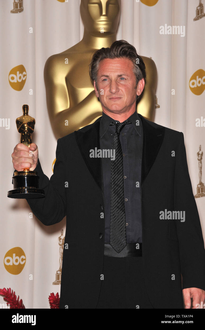 LOS ANGELES, CA. February 22, 2009: Sean Penn at the 81st Academy ...
