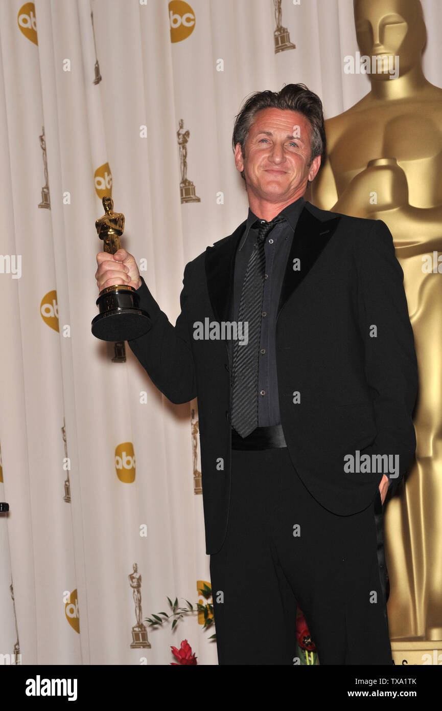 LOS ANGELES, CA. February 22, 2009: Sean Penn at the 81st Academy ...