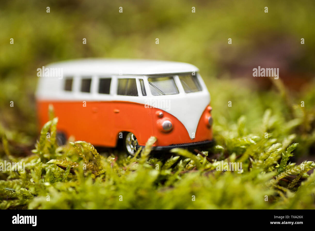 Toy school magic bus background wallpaper fine art prints Stock Photo ...