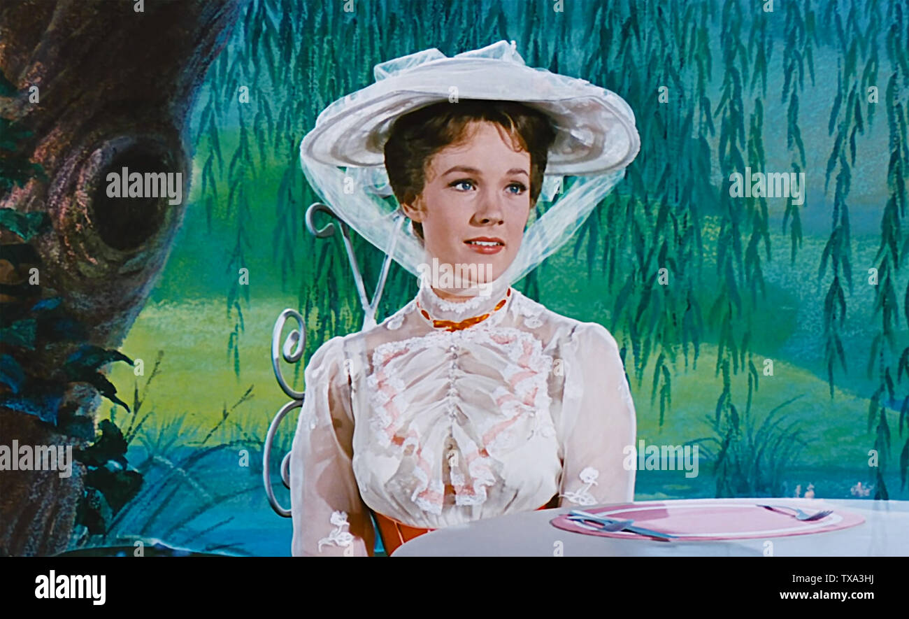USA. Julie Andrews in the ©Walt Disney film: Mary Poppins (1964 ...
