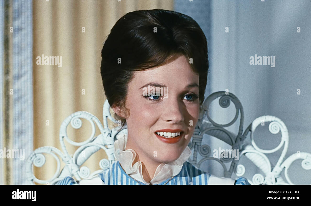 USA. Julie Andrews in the ©Walt Disney film: Mary Poppins (1964 ...