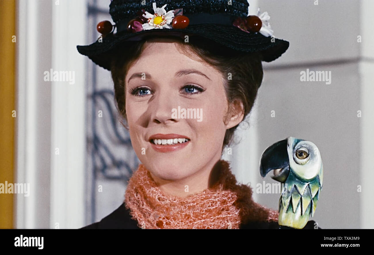 USA. Julie Andrews in the ©Walt Disney film: Mary Poppins (1964 ...