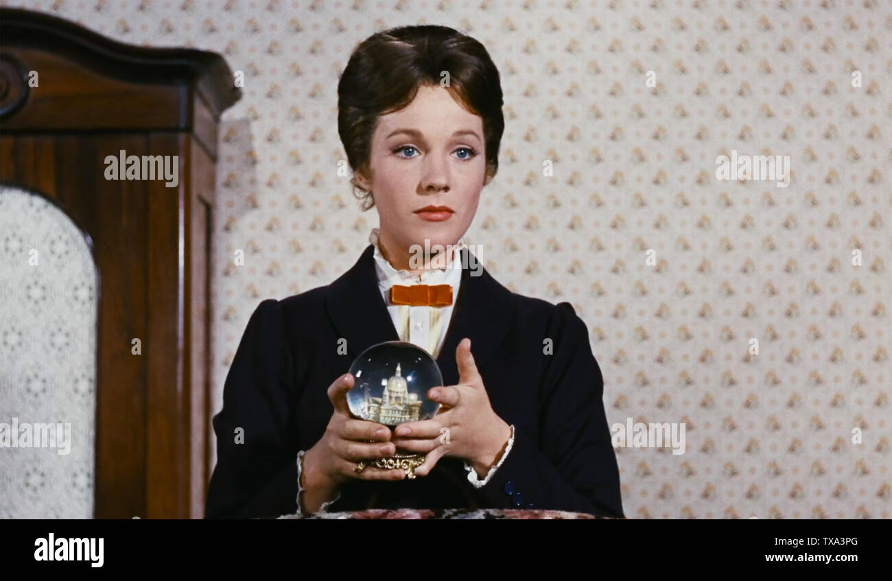 USA. Julie Andrews in the ©Walt Disney film: Mary Poppins (1964 ...