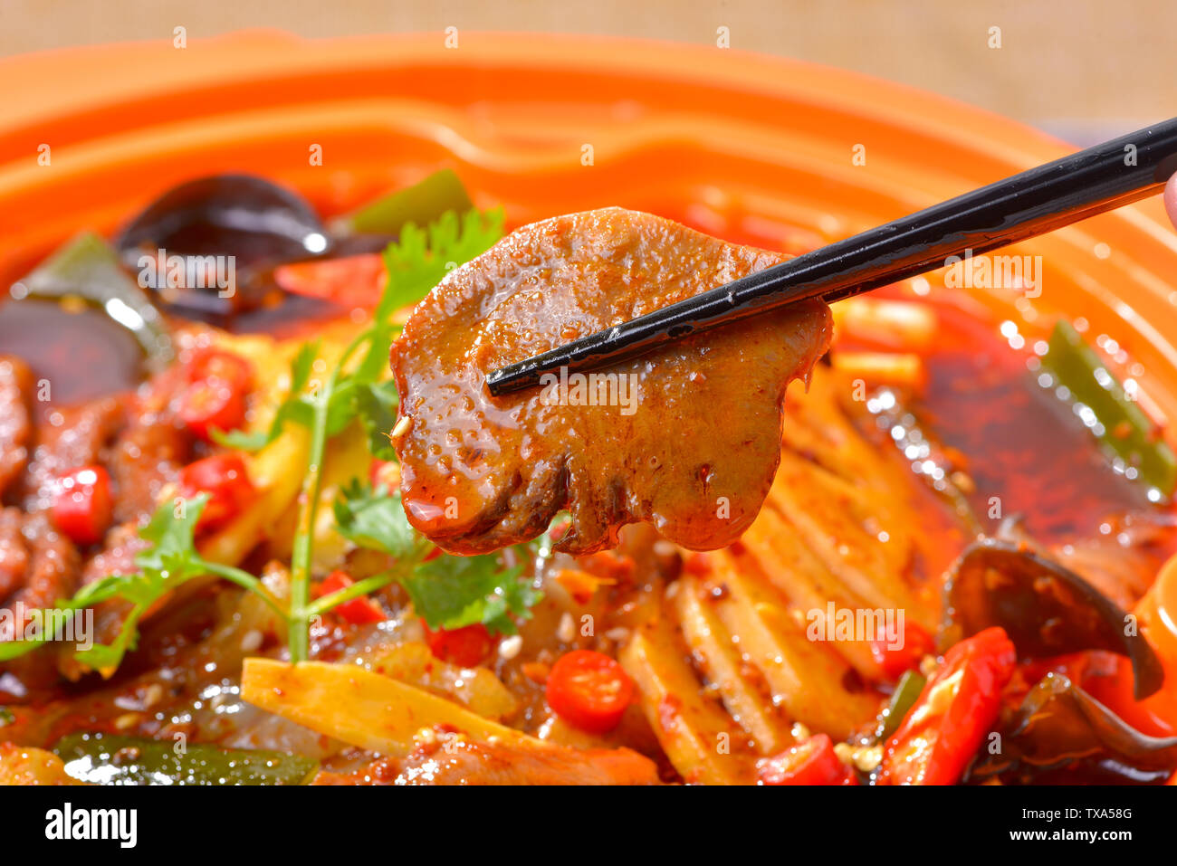 Delicious Hot Pot HD Big Picture Stock Photo - Alamy