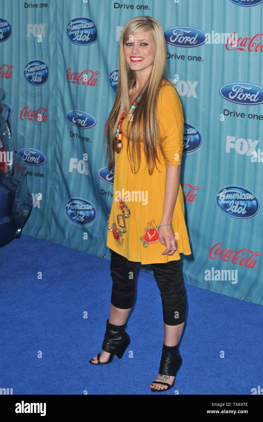 LOS ANGELES, CA. March 05, 2009: American Idol finalist Megan Corkrey ...