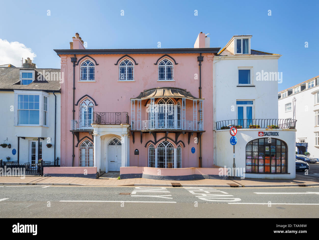 Beach House, an historic building on the sea front promenade at ...