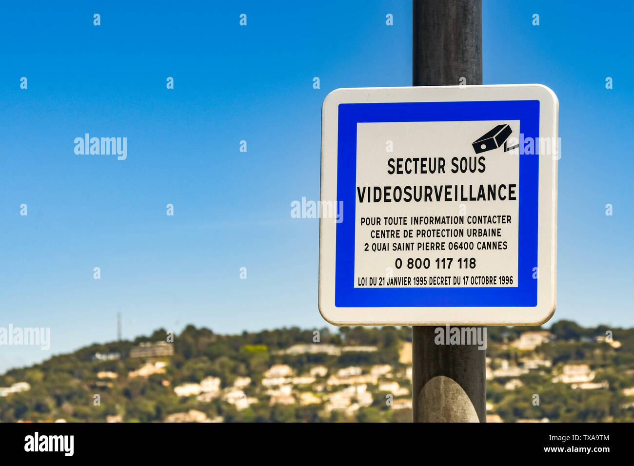 Cctv video surveillance recording sign hi-res stock photography and ...