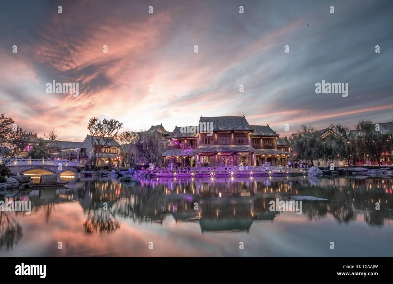 Old Town of Luoyi Stock Photo - Alamy