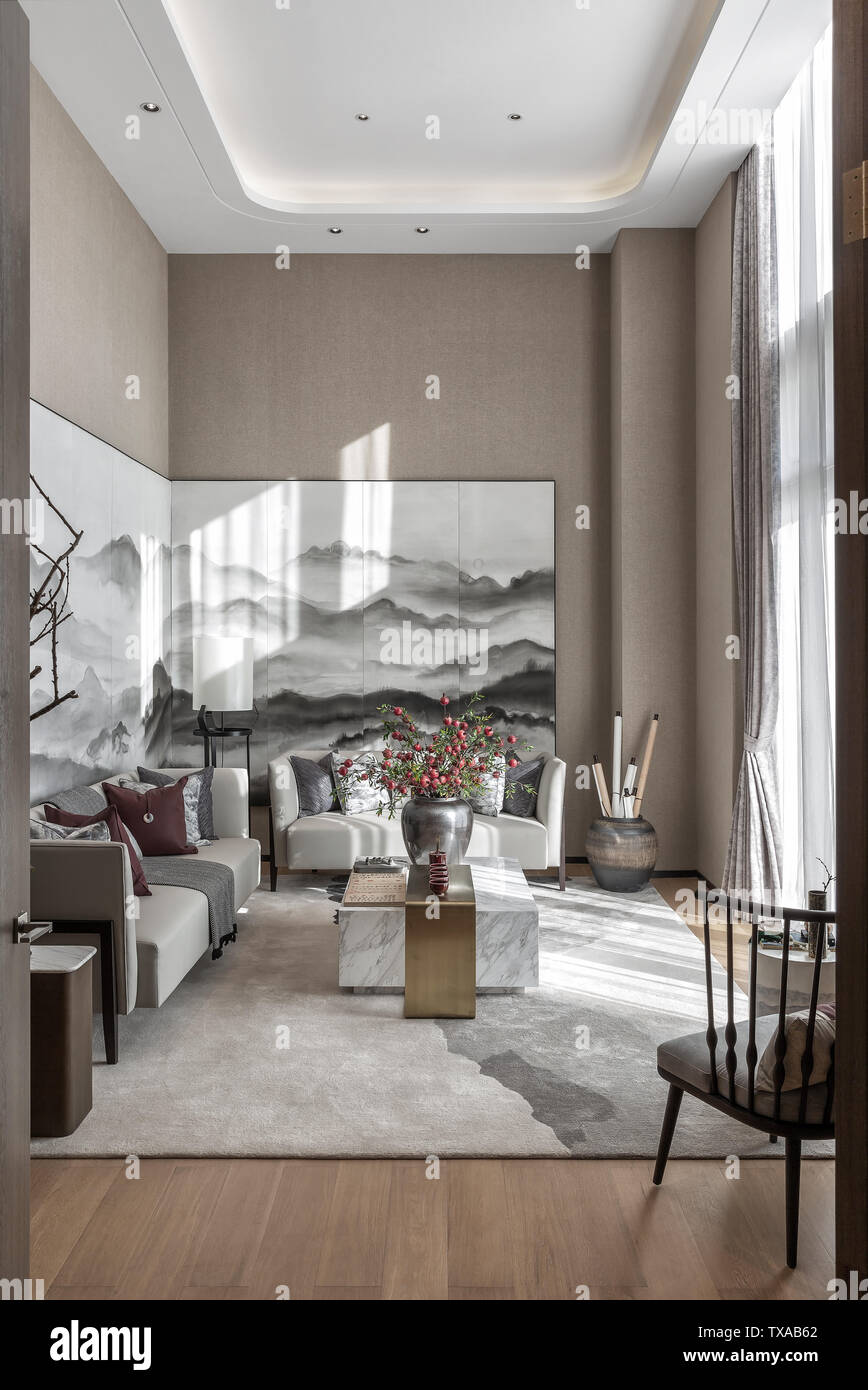 Interior design, sales office design, VIP negotiation area Stock Photo ... Interior design, sales office design, VIP negotiation area Stock Photo ...