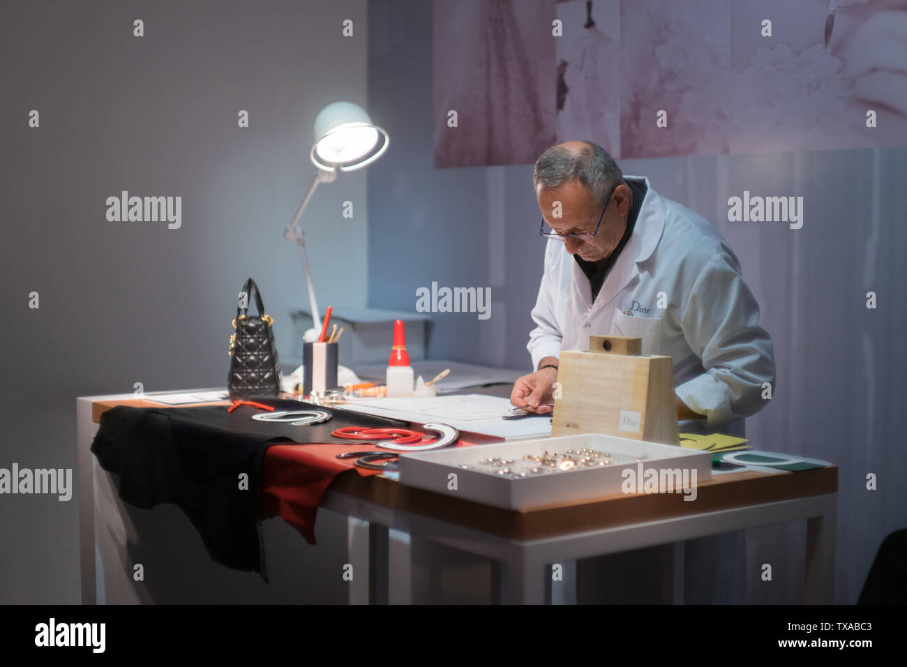 Engineer tailor design Stock Photo - Alamy