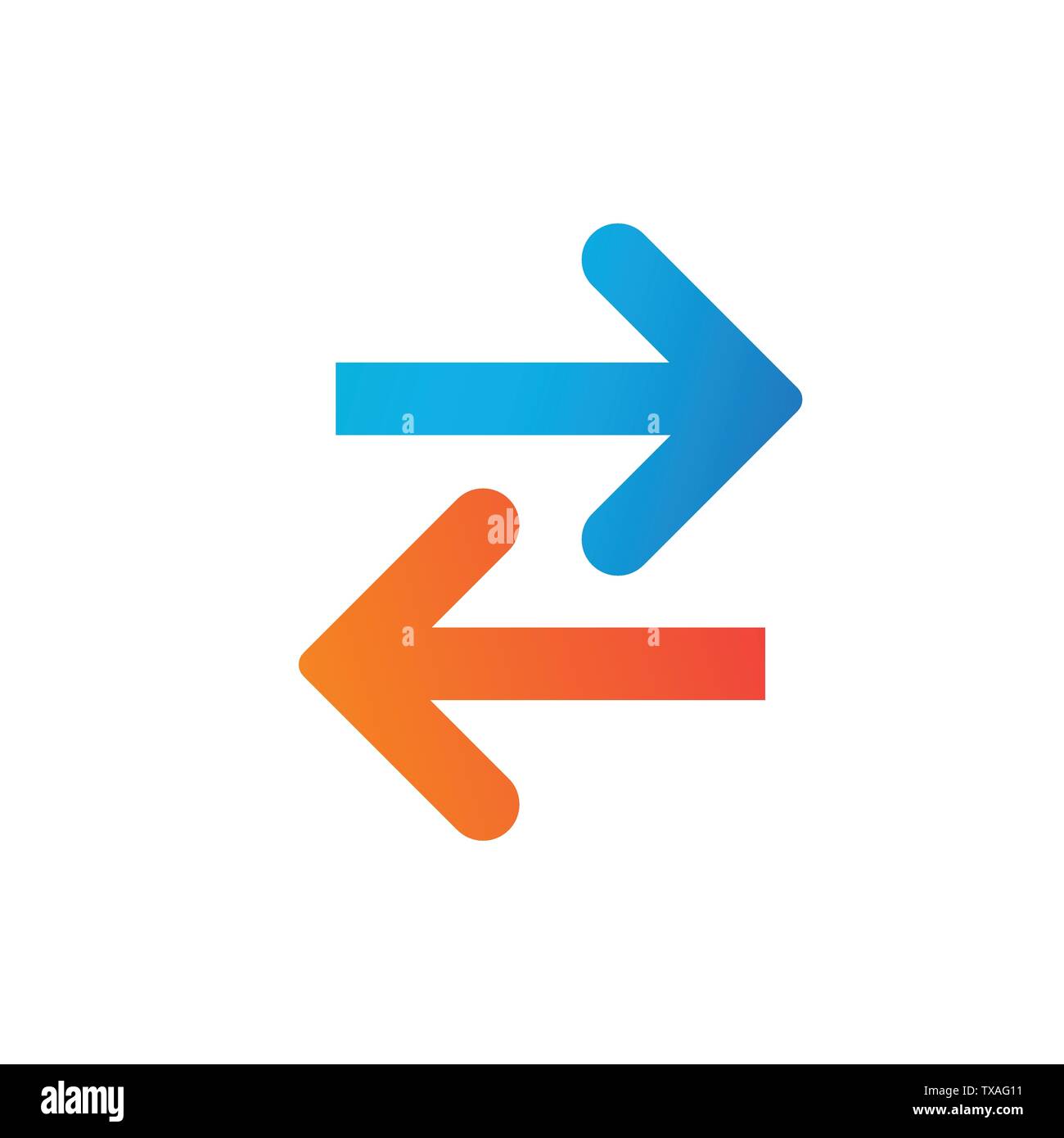 Left right arrows Cut Out Stock Images & Pictures - Alamy