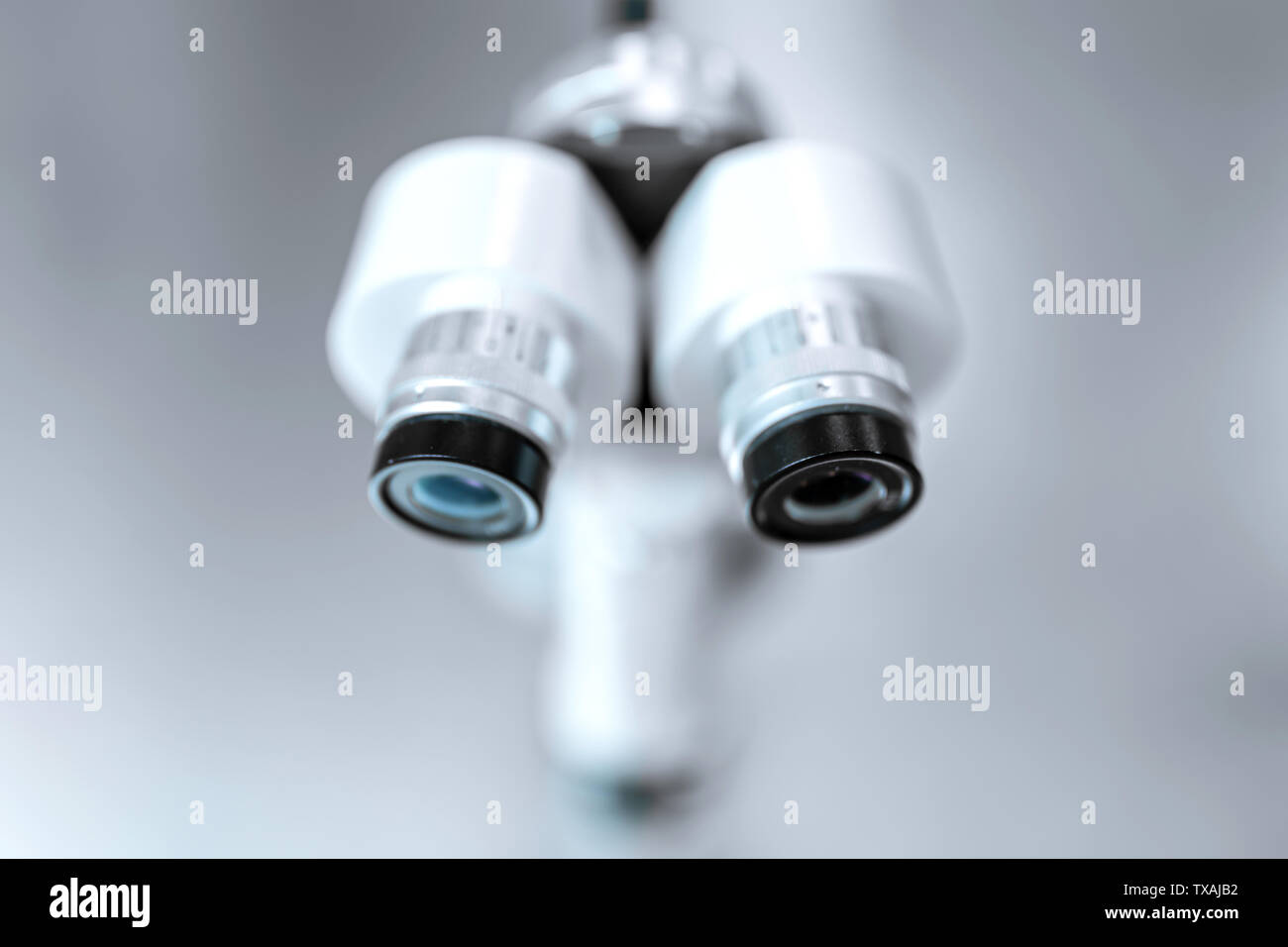 Medical professional ophthalmologist equipment device slit lamp Stock ...