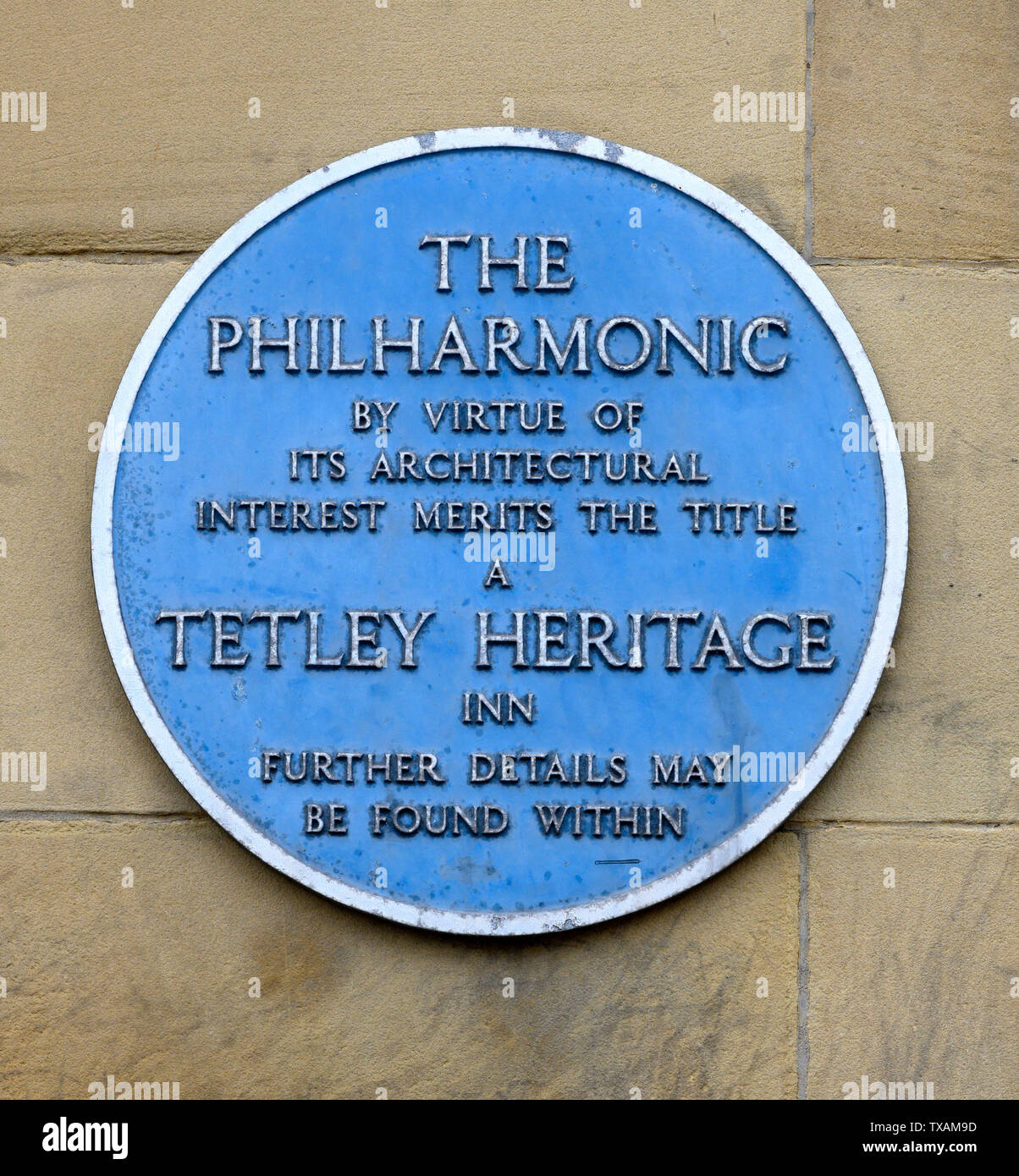 Heritage blue plaque at the entrance to The Philharmonic Dinning Rooms ...