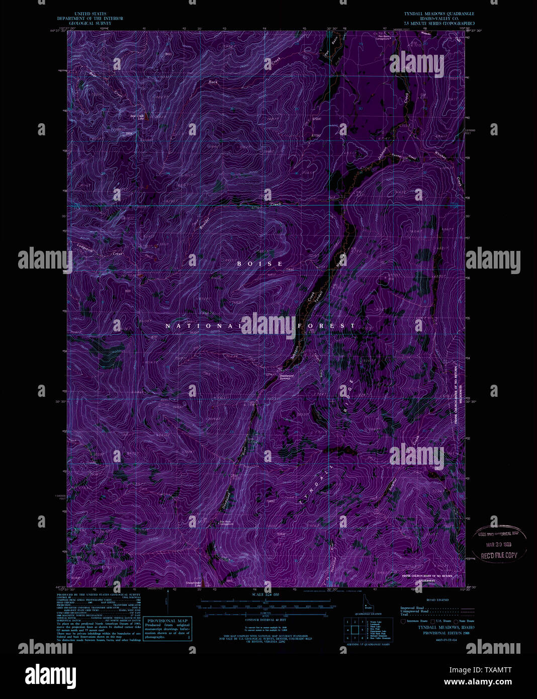 Map of tyndall hi-res stock photography and images - Alamy