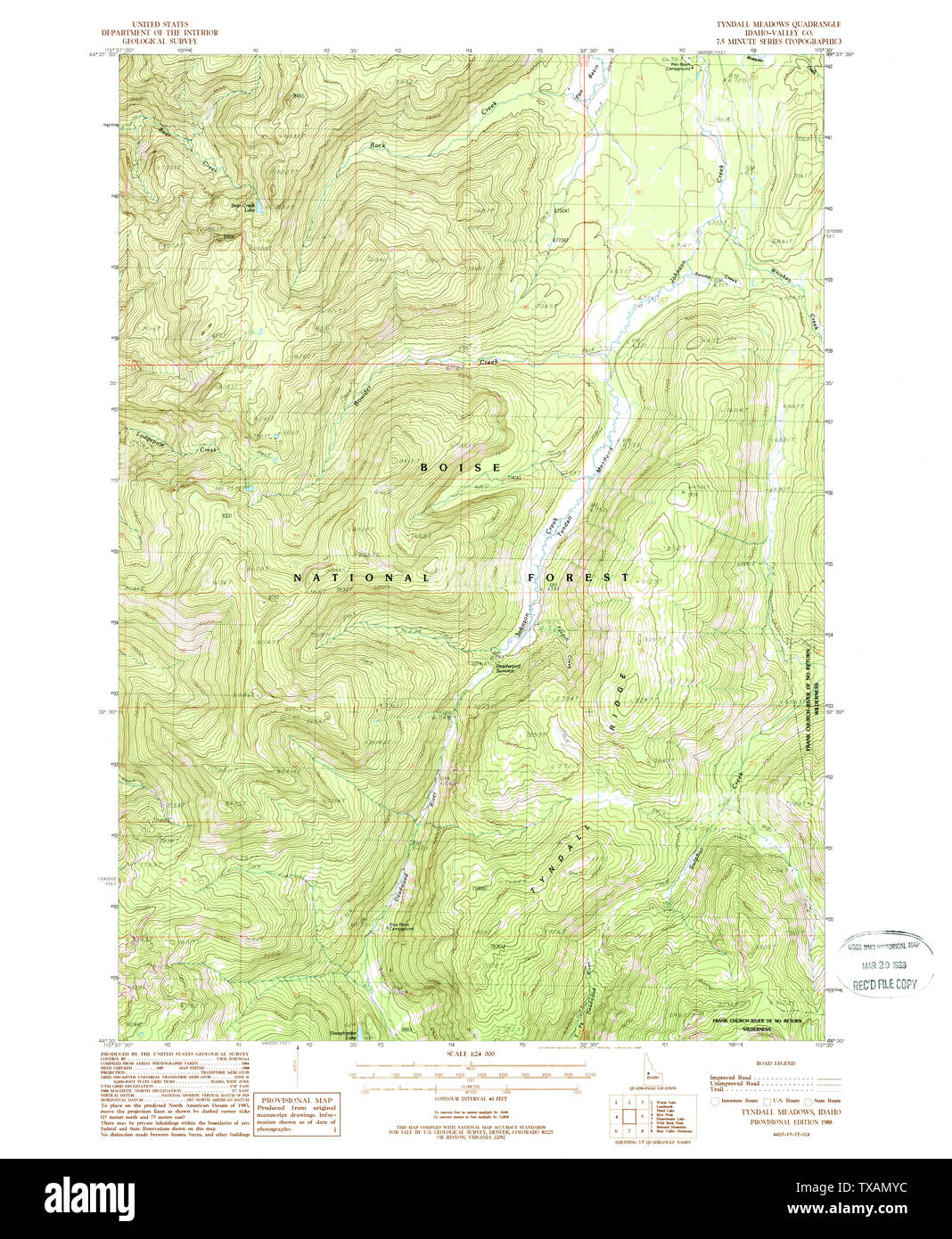 Map of tyndall hi-res stock photography and images - Alamy