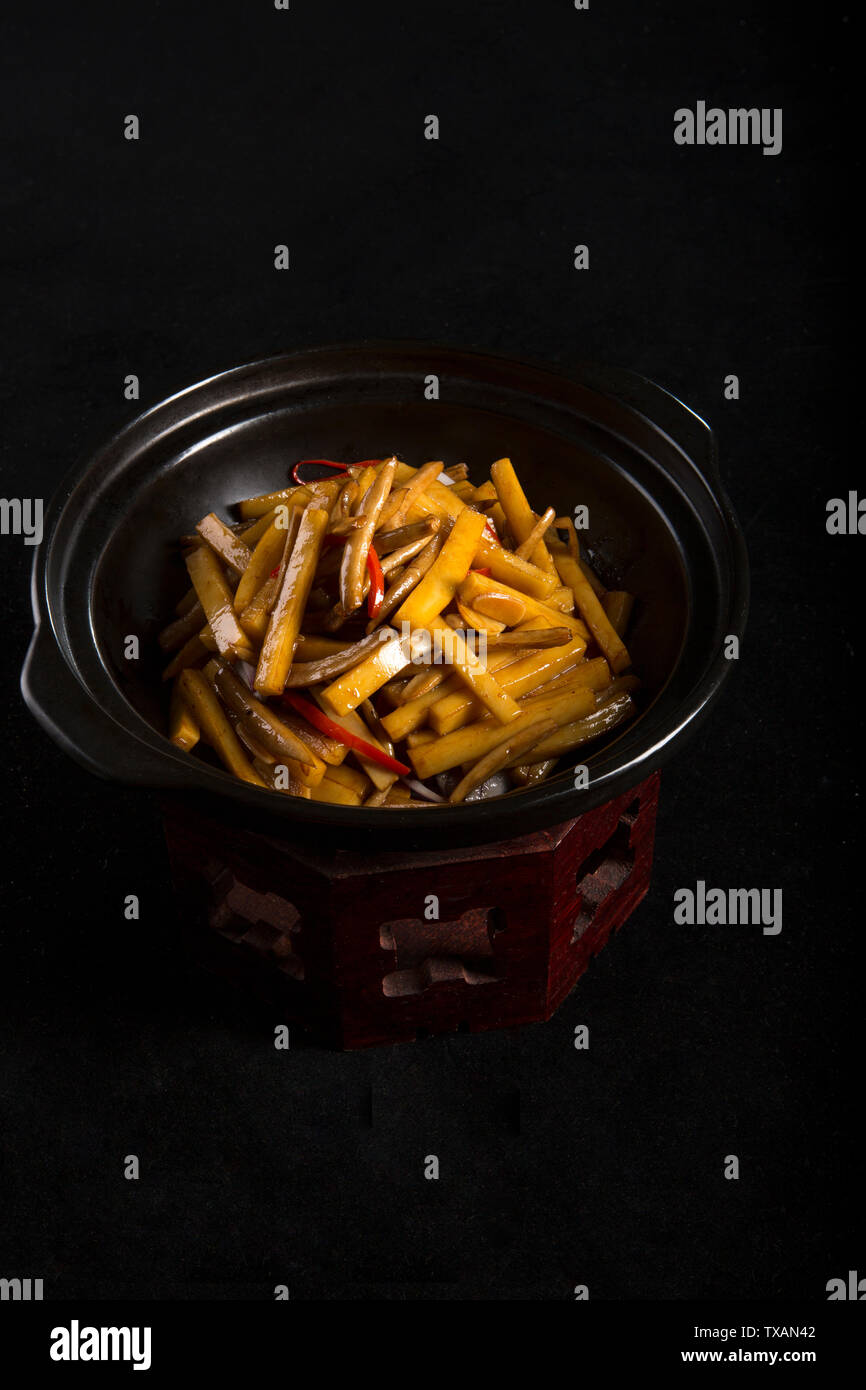 Fried bamboo shoots hi-res stock photography and images - Alamy