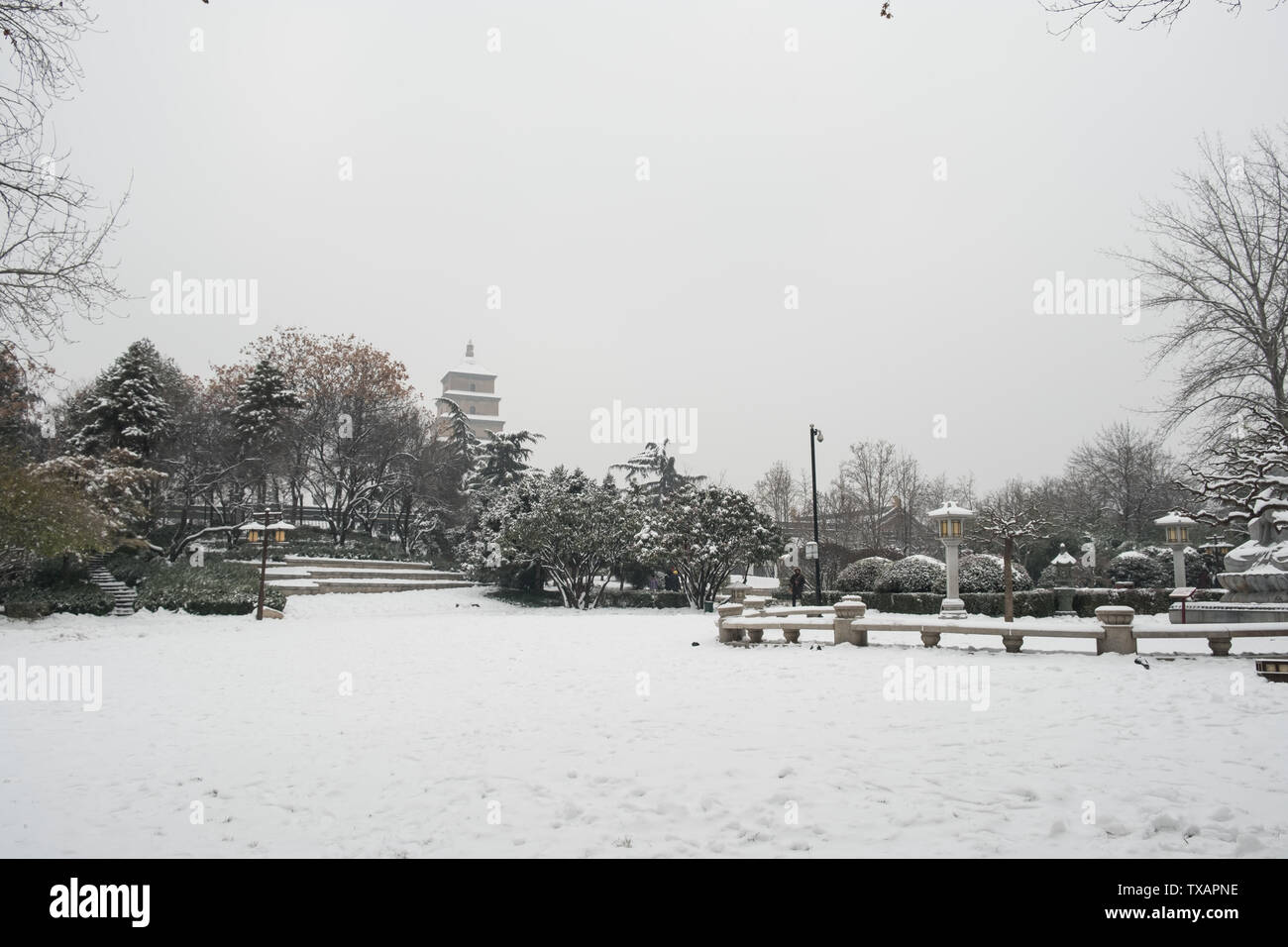 The grand scenery of the Datang Stock Photo - Alamy