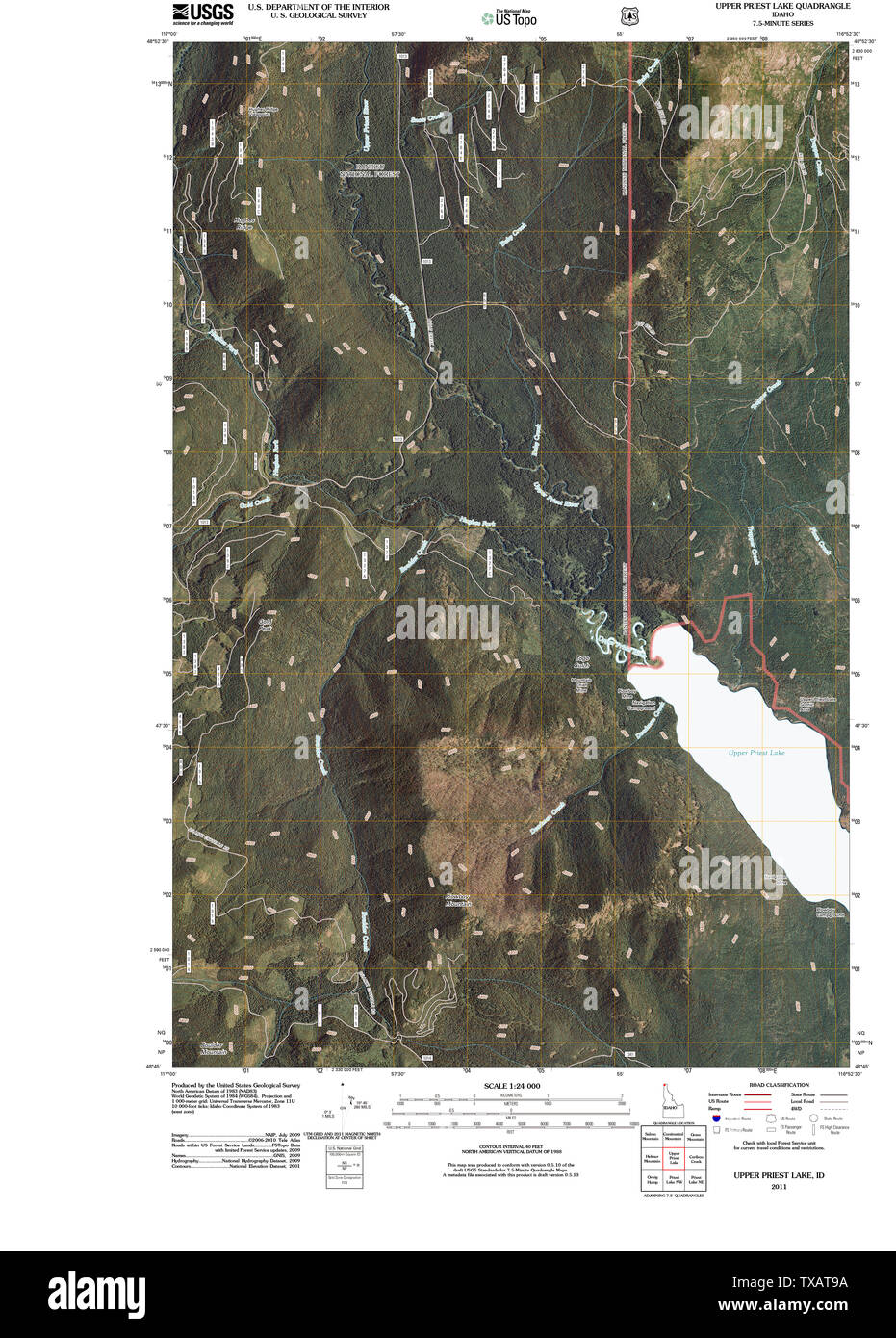 Upper priest lake hi-res stock photography and images - Alamy