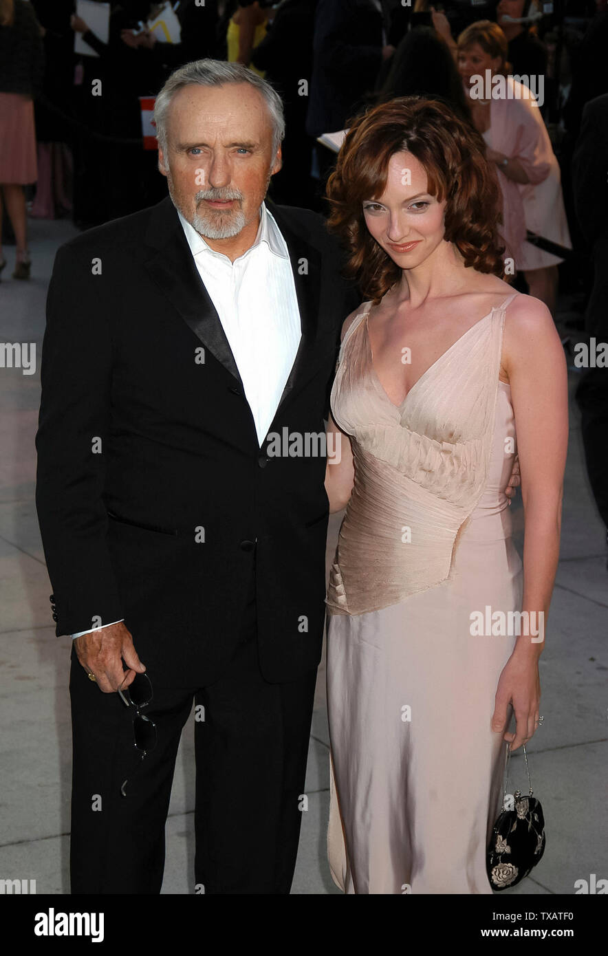 Dennis Hopper & Wife at the 2004 Vanity Fair Oscar Party at Morton's in ...