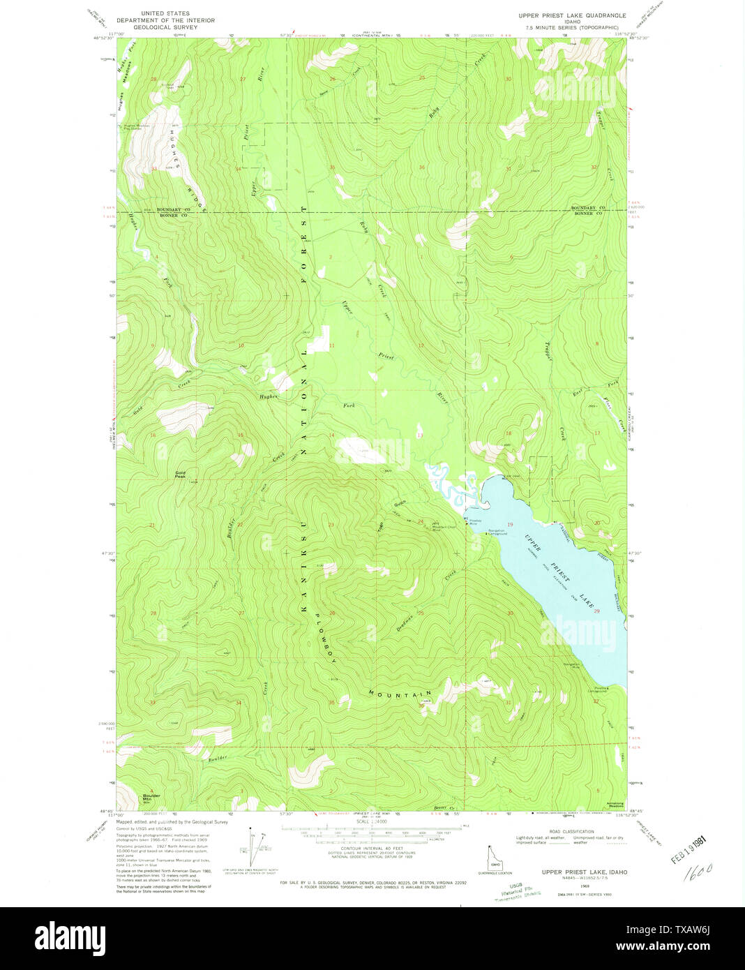 Upper priest lake hi-res stock photography and images - Alamy