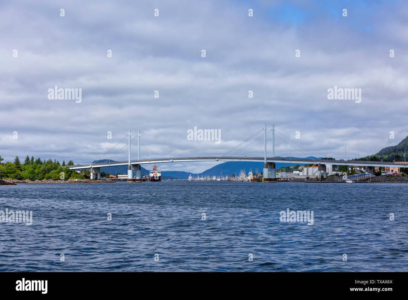 John O'Connell Bridge in Sitka, Alaska Stock Photo - Alamy