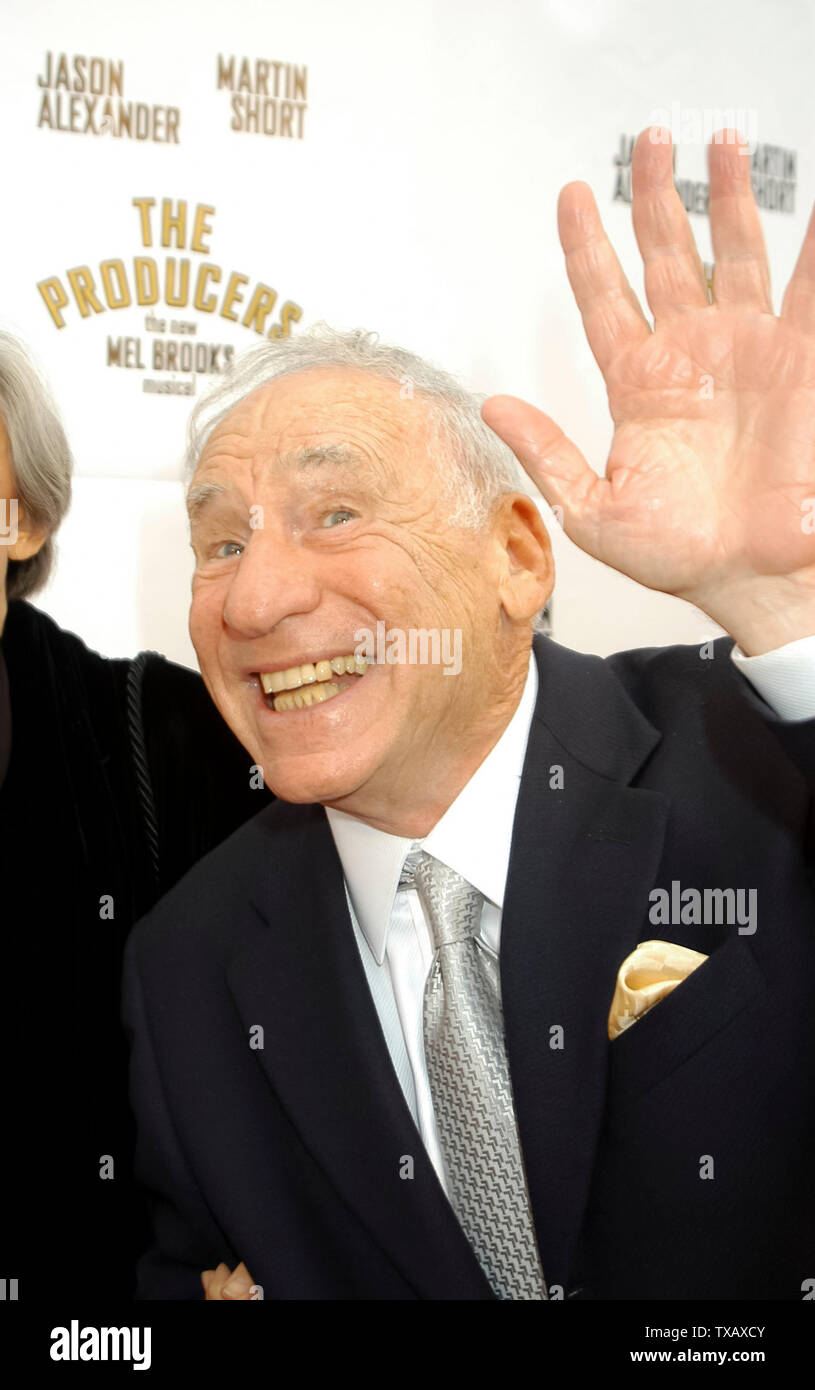 Mel Brooks at the Opening Night of "The Producers" the new Mel Brooks ...