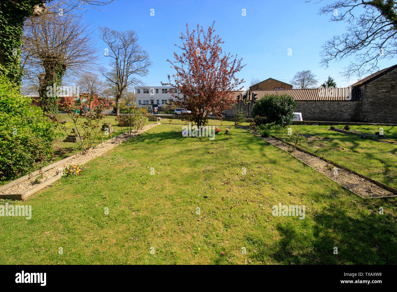 The Graveyard at St Peter`s Church, Bishopsworth, Bristol Stock Photo ...