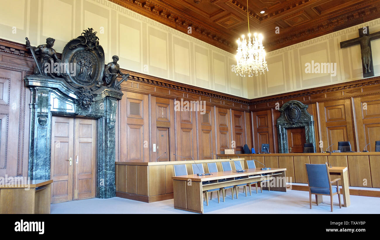 Courtroom interior hi-res stock photography and images - Alamy