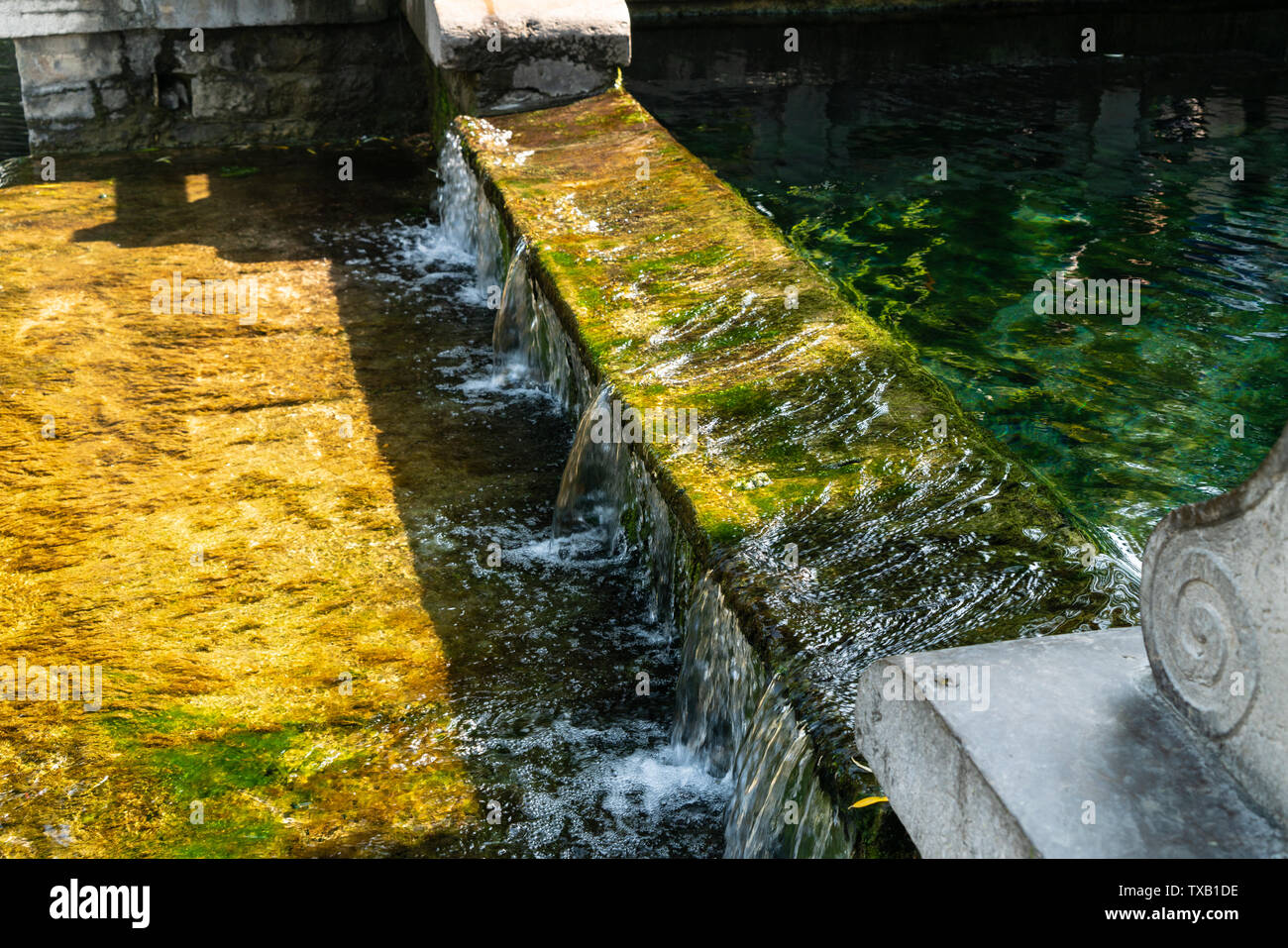 Black Tiger Spring Moat Park, Jinan, Shandong Province Stock Photo - Alamy