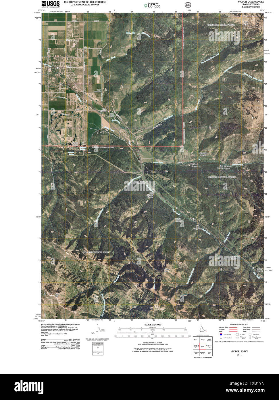 Victor idaho Cut Out Stock Images & Pictures - Alamy