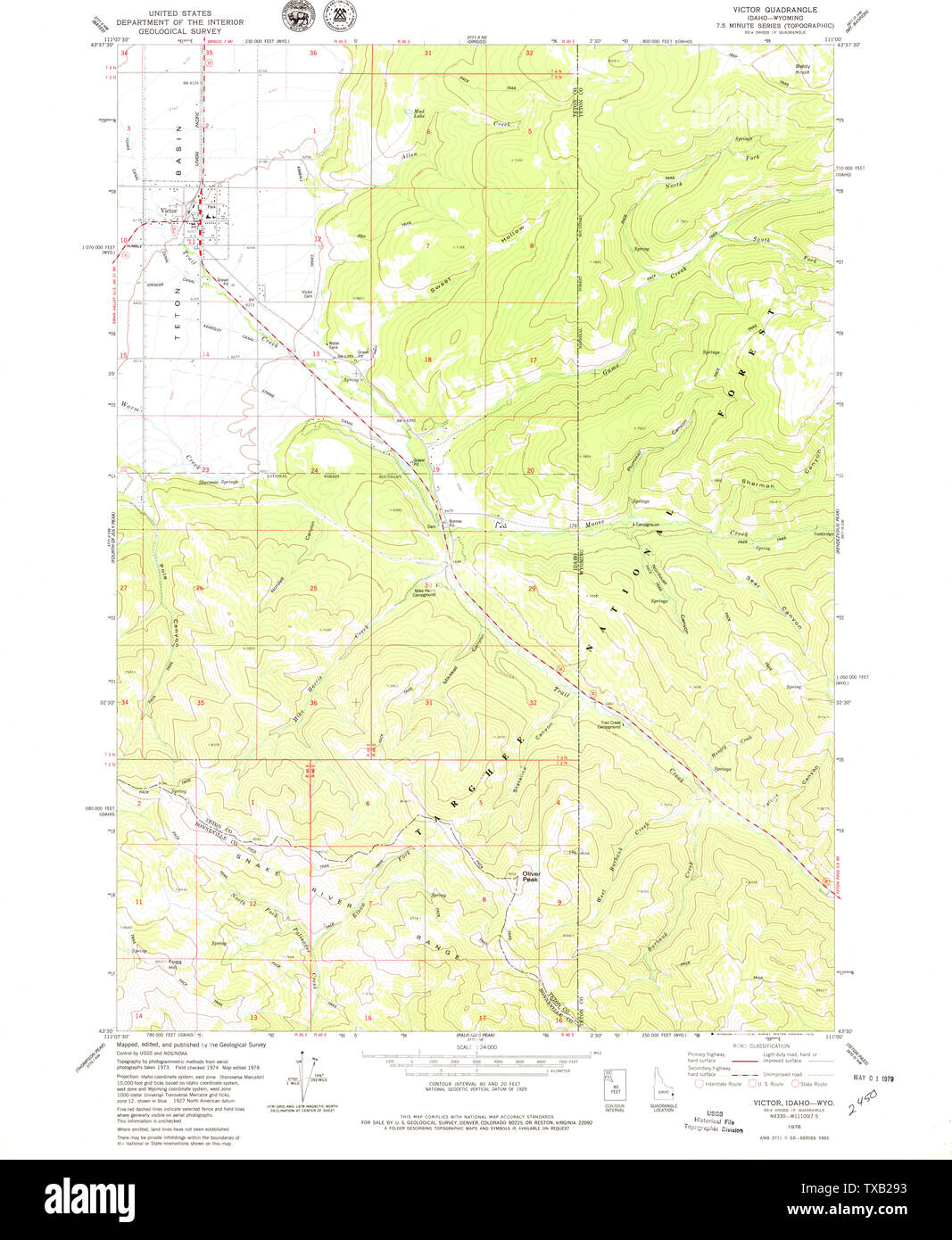 Victor idaho Cut Out Stock Images & Pictures - Alamy